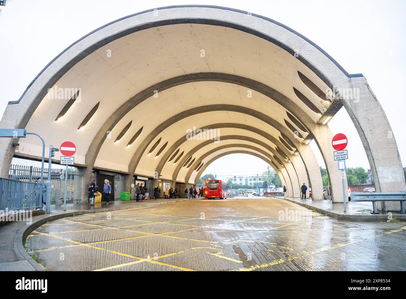 Newbury Park Bus Station and Underground Station Stock Photo - Alamy