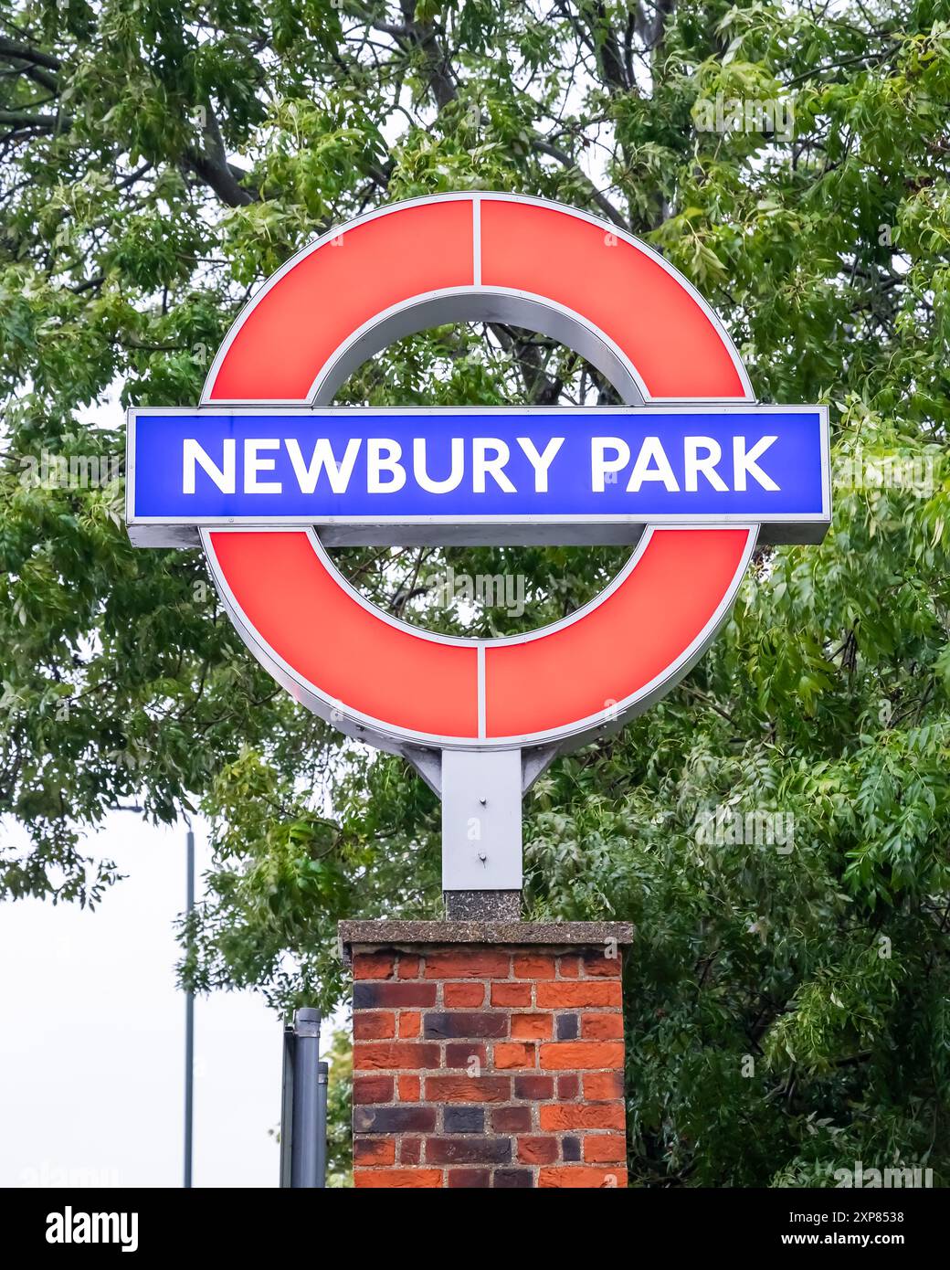 Newbury Park Bus Station and Underground Station Stock Photo - Alamy