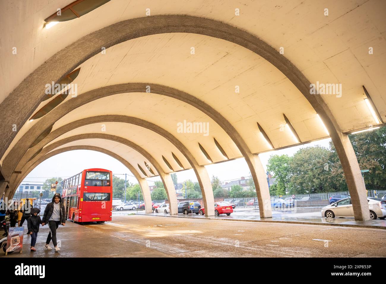 Newbury Park Bus Station and Underground Station Stock Photo - Alamy