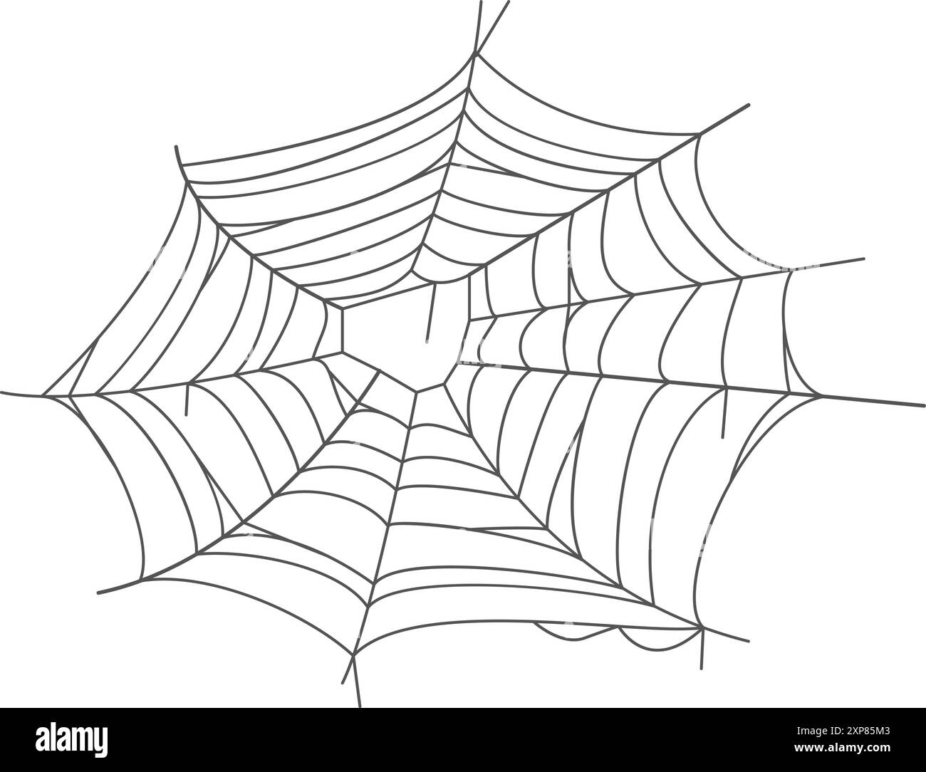 Old spider net. Cobweb black line silhouette isolated on white ...