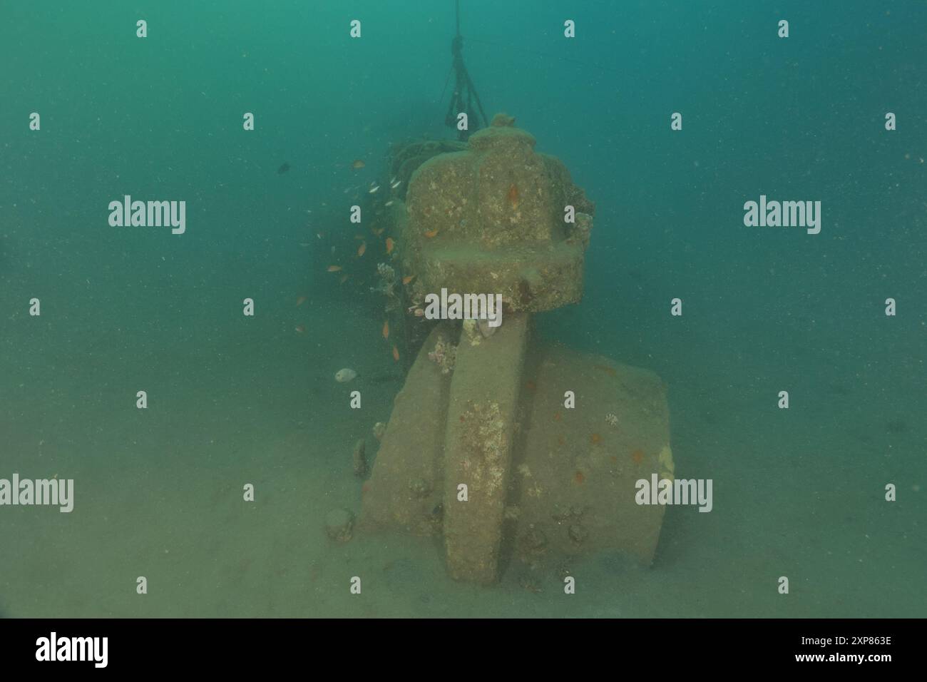 Sea pollution in metals and other garbage in the Red Sea Israel Stock ...