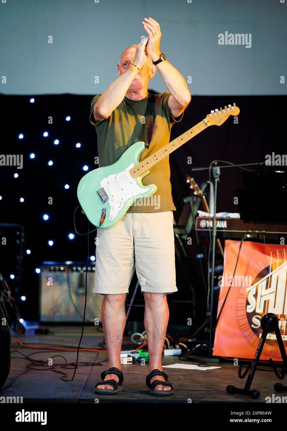 Shed Sounds playing at the Vulcan Music & Beer Festival, London Southend Airport, Essex ...