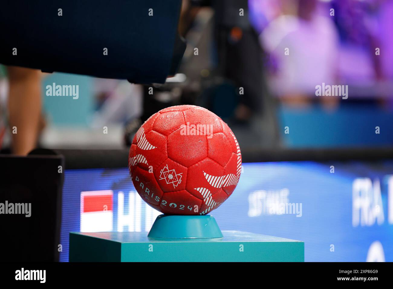 Ball Handball Preliminary Round during the Olympic Games Paris 2024 on ...