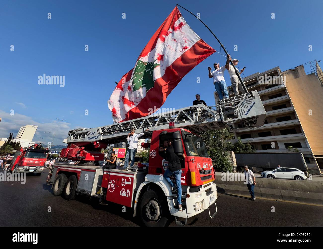 Relatives of victims who were killed in the deadly 2020 Beirut port ...