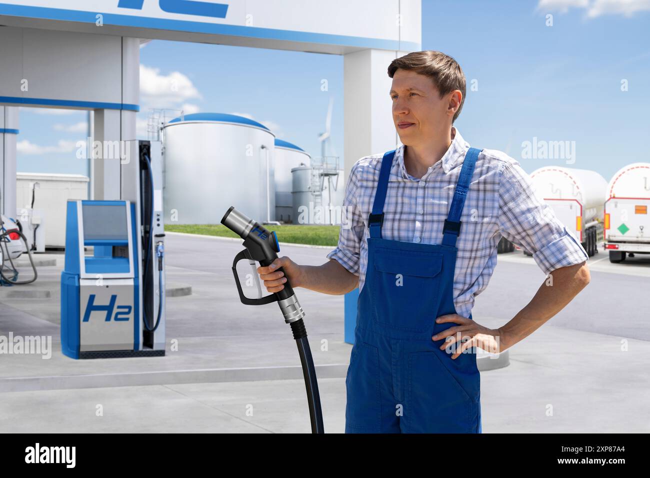 Transportation gas station fuel pump refueling hi-res stock photography ...