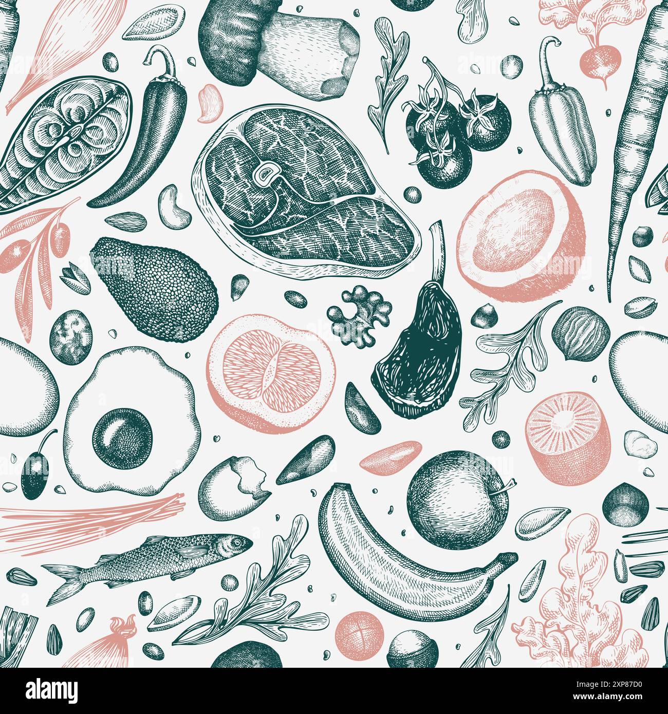 Paleolithic diet Stock Vector Images - Alamy