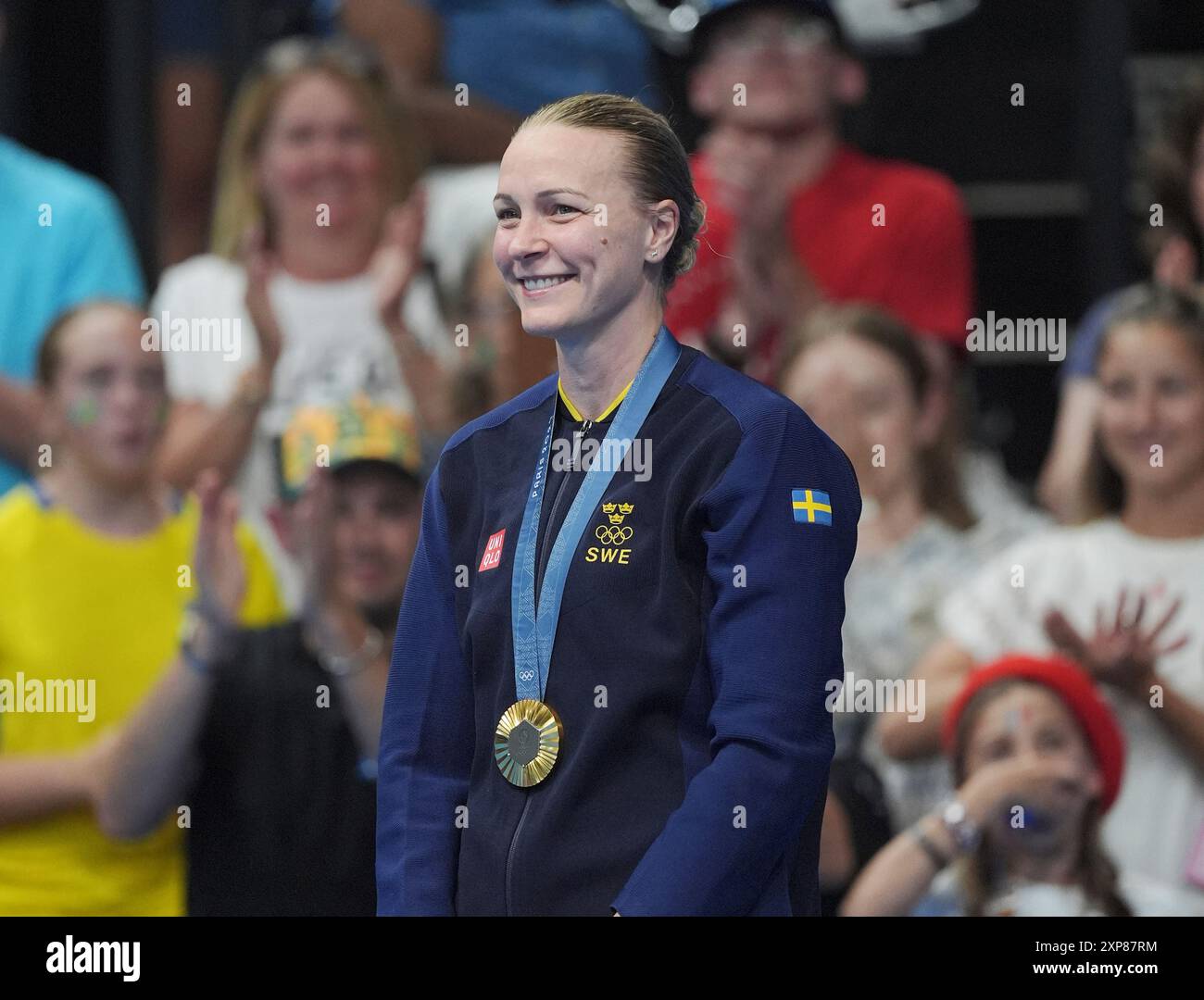 SJOESTROEM Sarah of Sweden celebrates during an award ceremony of the ...