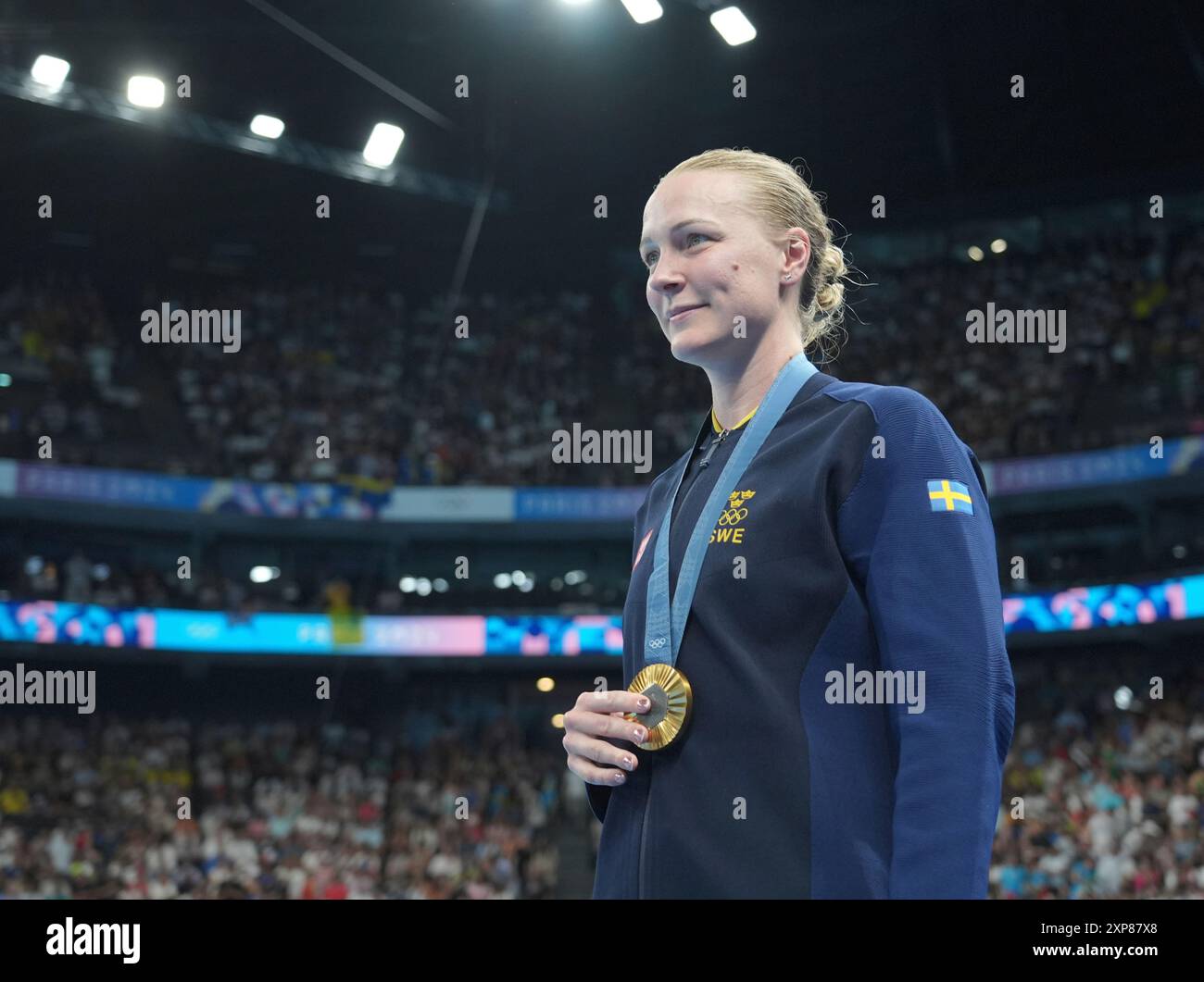 SJOESTROEM Sarah of Sweden celebrates during an award ceremony of the ...