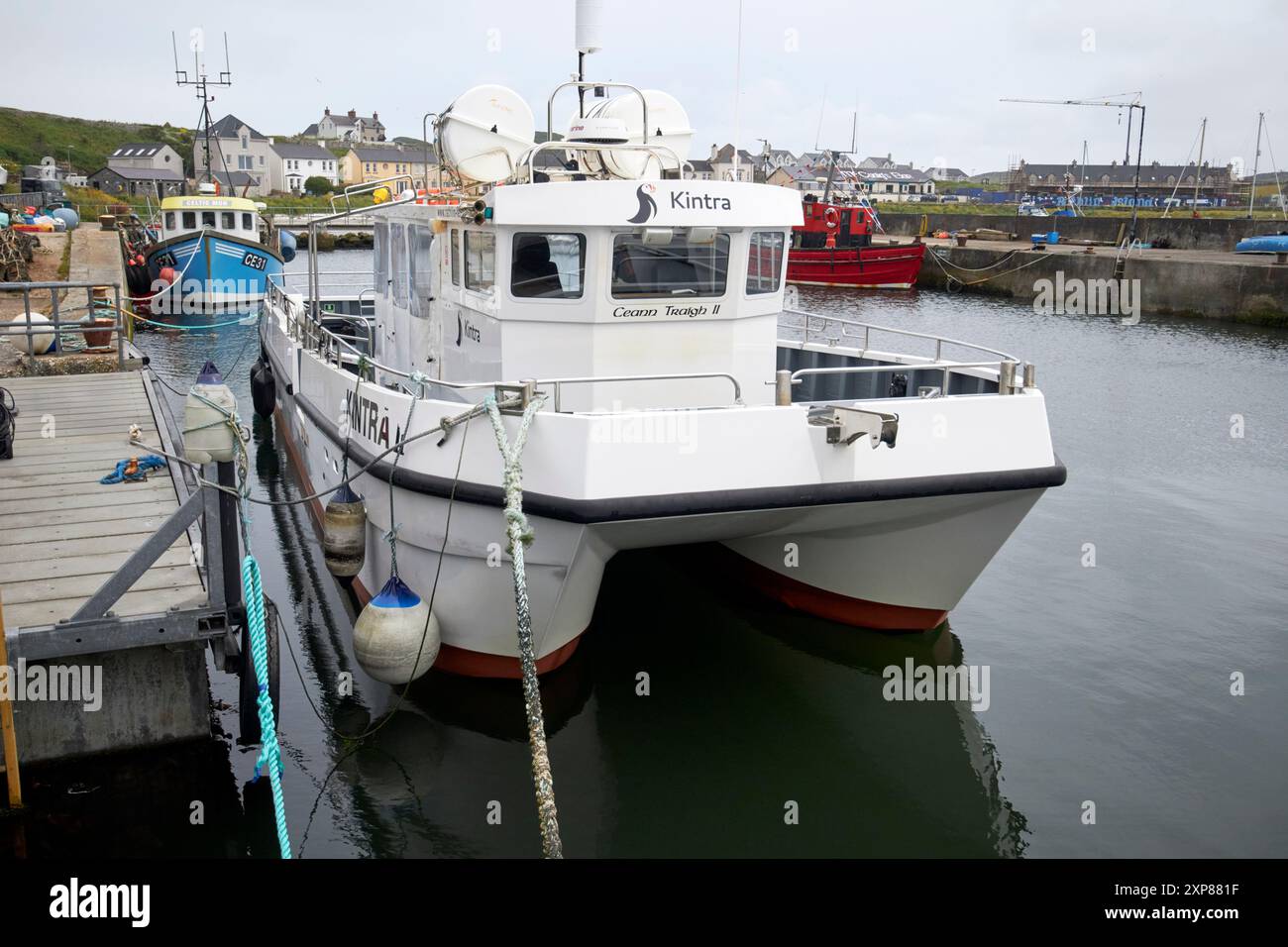 kintra 2, rathlin island small ferry, rathlin island, county antrim ...