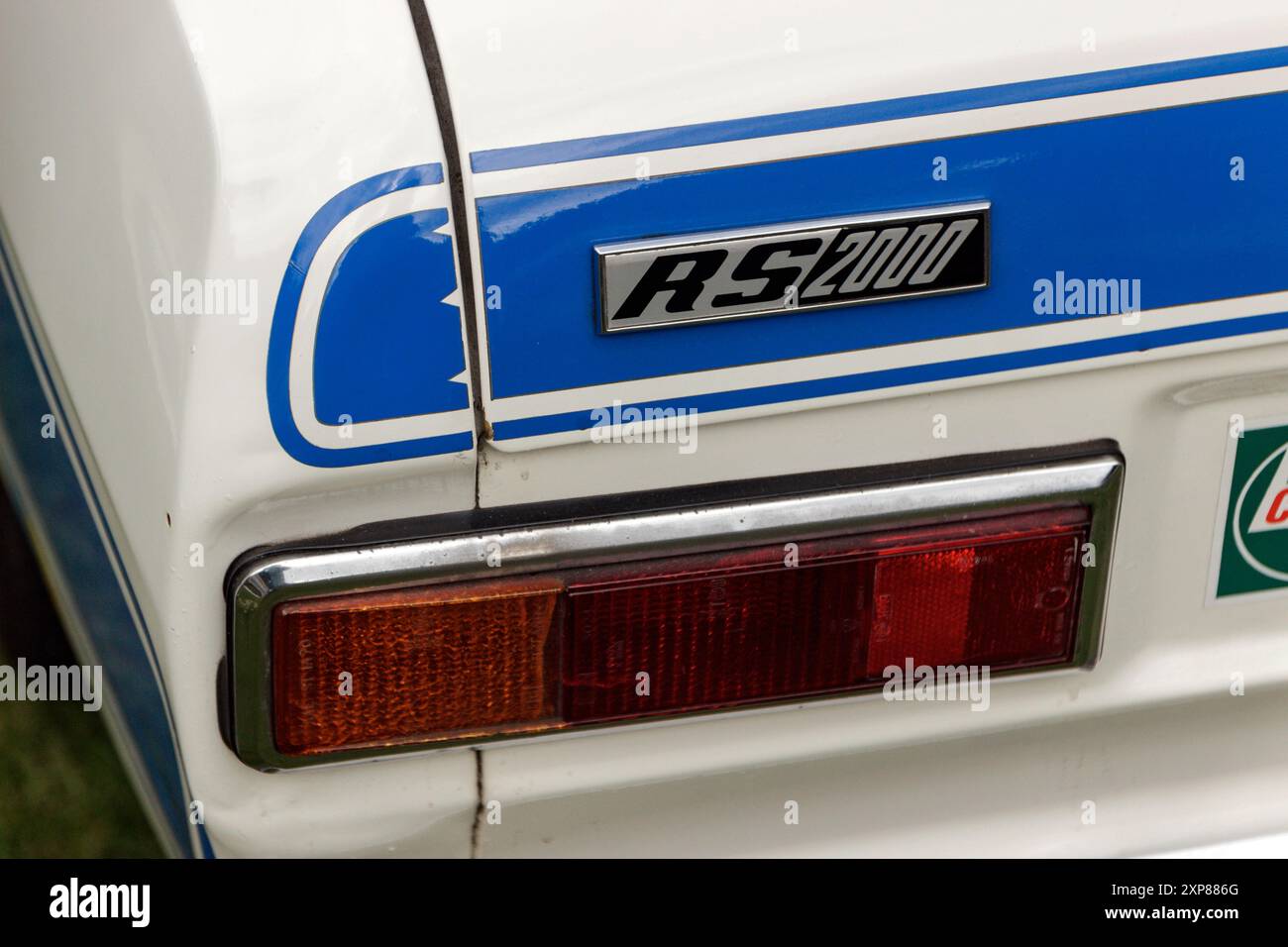 Ford Escort RS2000 badge. Hebden Bridge Vintage Weekend 2024 Stock ...