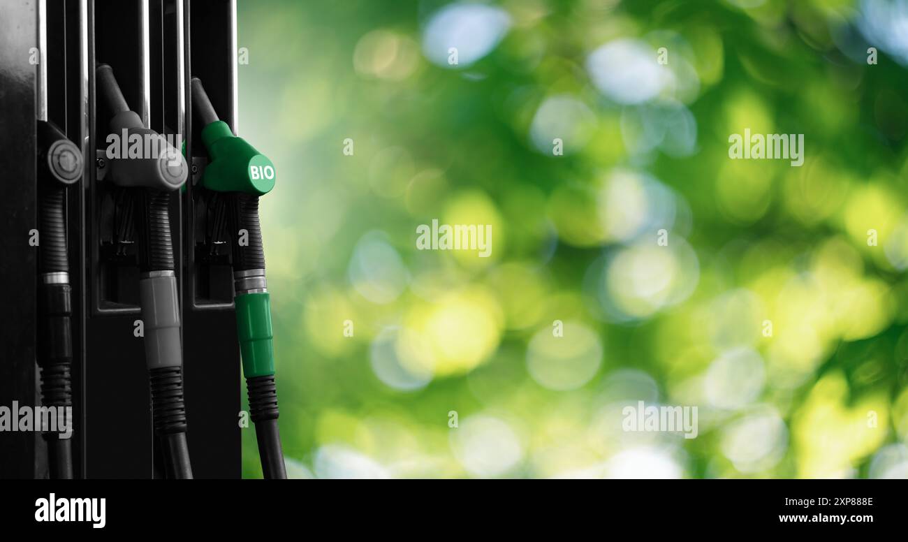 Self-service filling station with touchscreen Stock Photo - Alamy