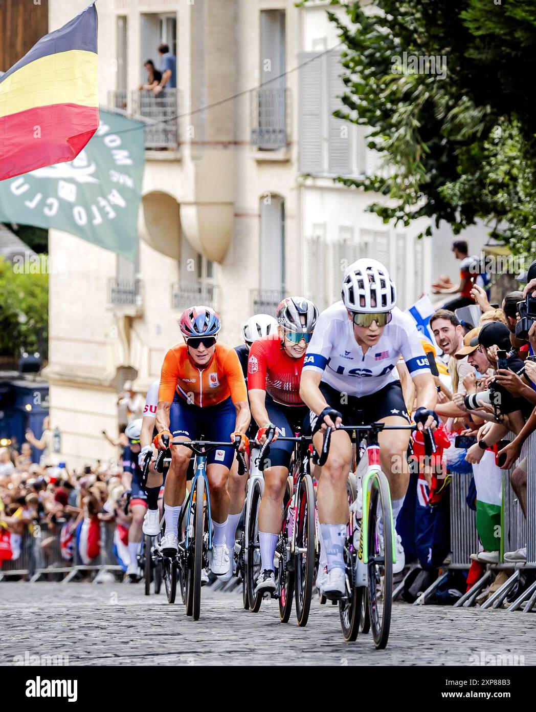 PARIS - Cyclist Marianne Vos during the women's road race at the ...