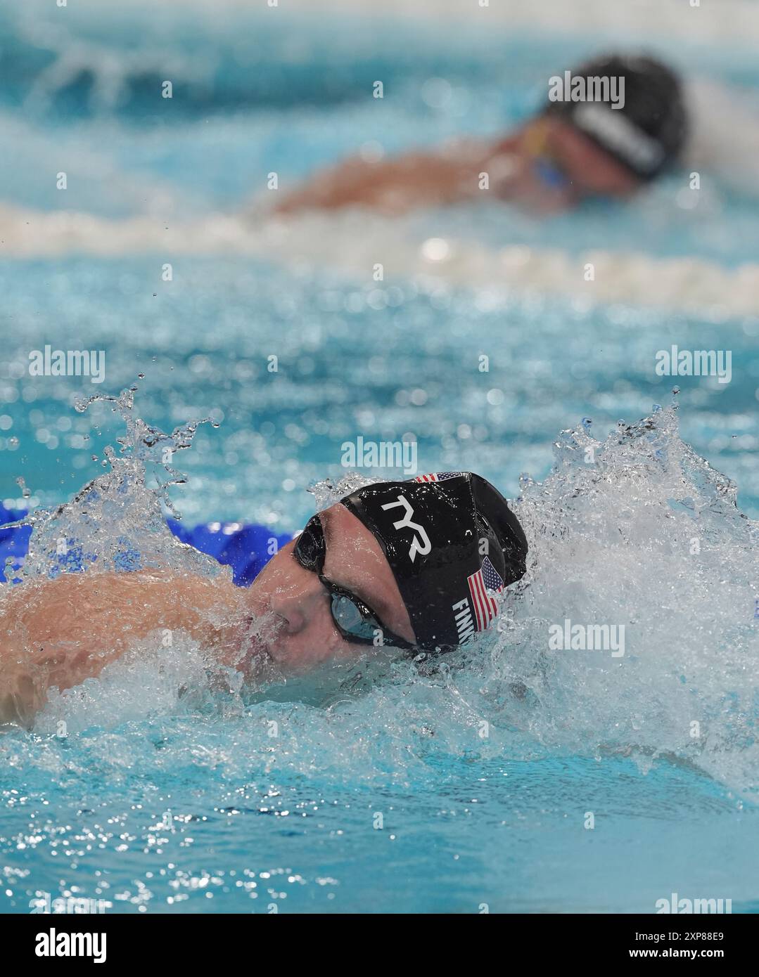 FINKE Bobby of United States competes during the swimming men's 1500m ...