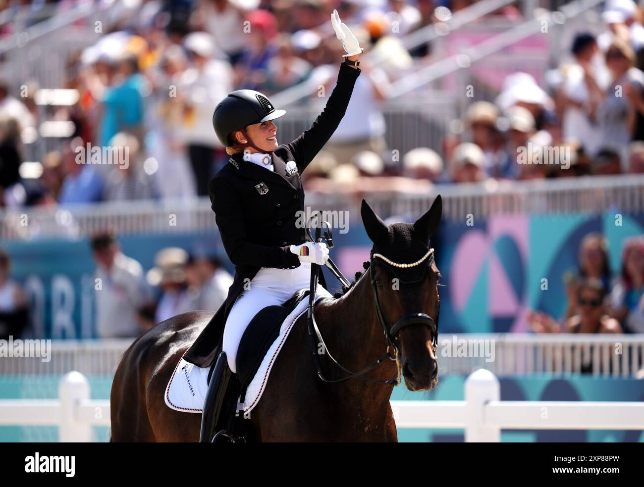 RETRANSMITTING CORRECTING CAPTION: Germany's Jessica von Bredow-Werndl ...