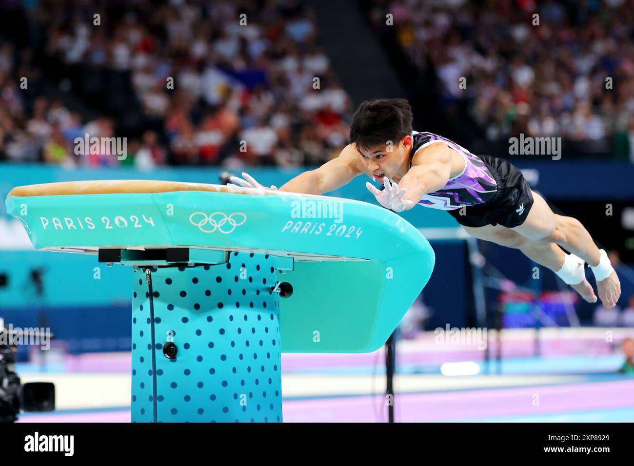 Paris, France. 4th Aug, 2024. Carlos Yulo Edriel (PHI) Gymnastics ...