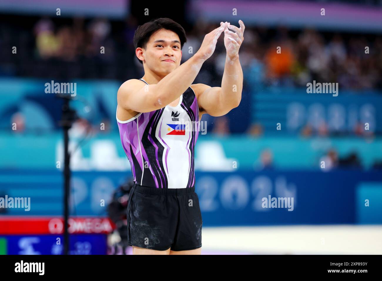 Paris, France. 4th Aug, 2024. Carlos Yulo Edriel (PHI) Gymnastics ...