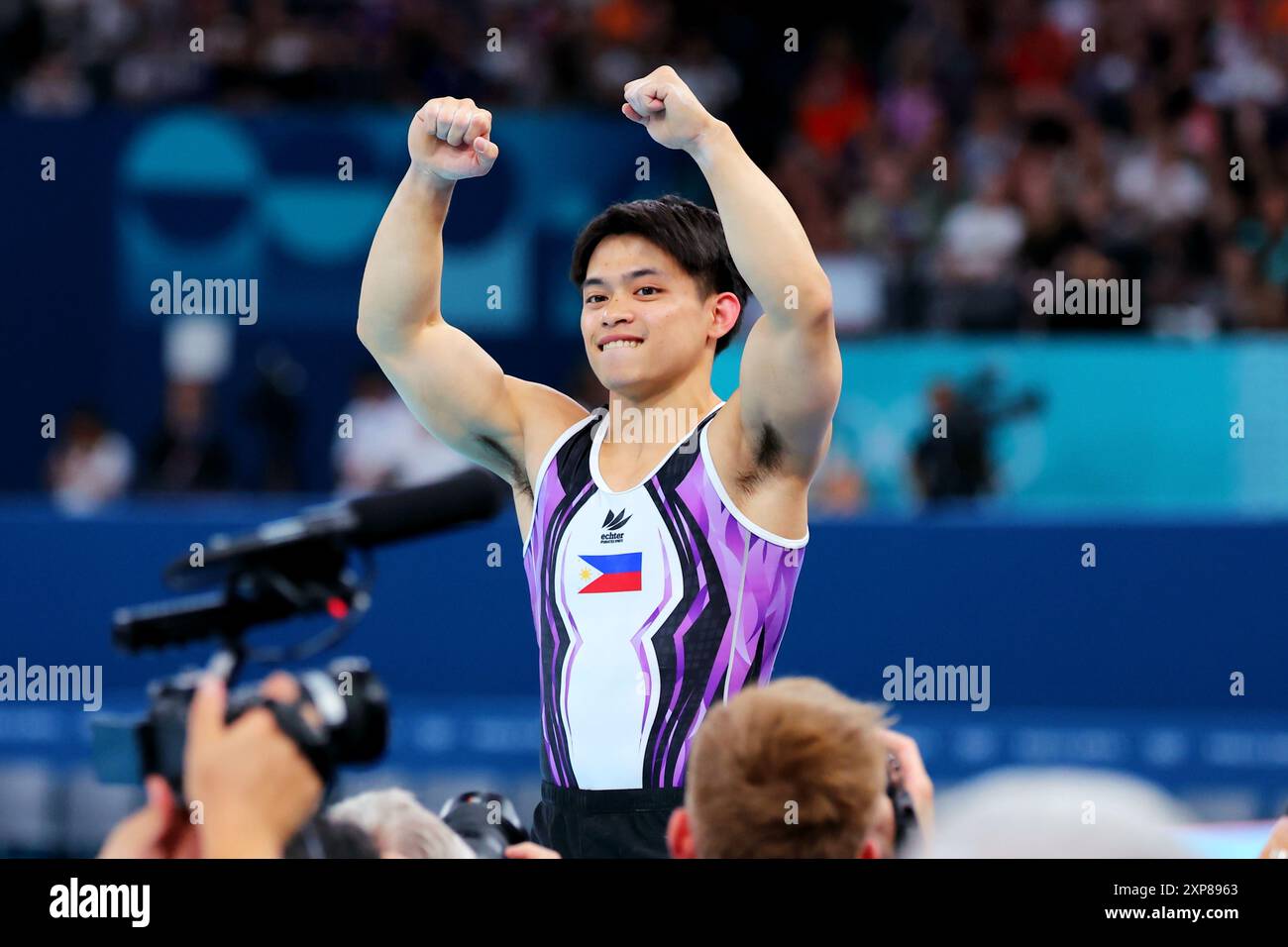 Paris, France. 4th Aug, 2024. Carlos Yulo Edriel (PHI) Gymnastics ...