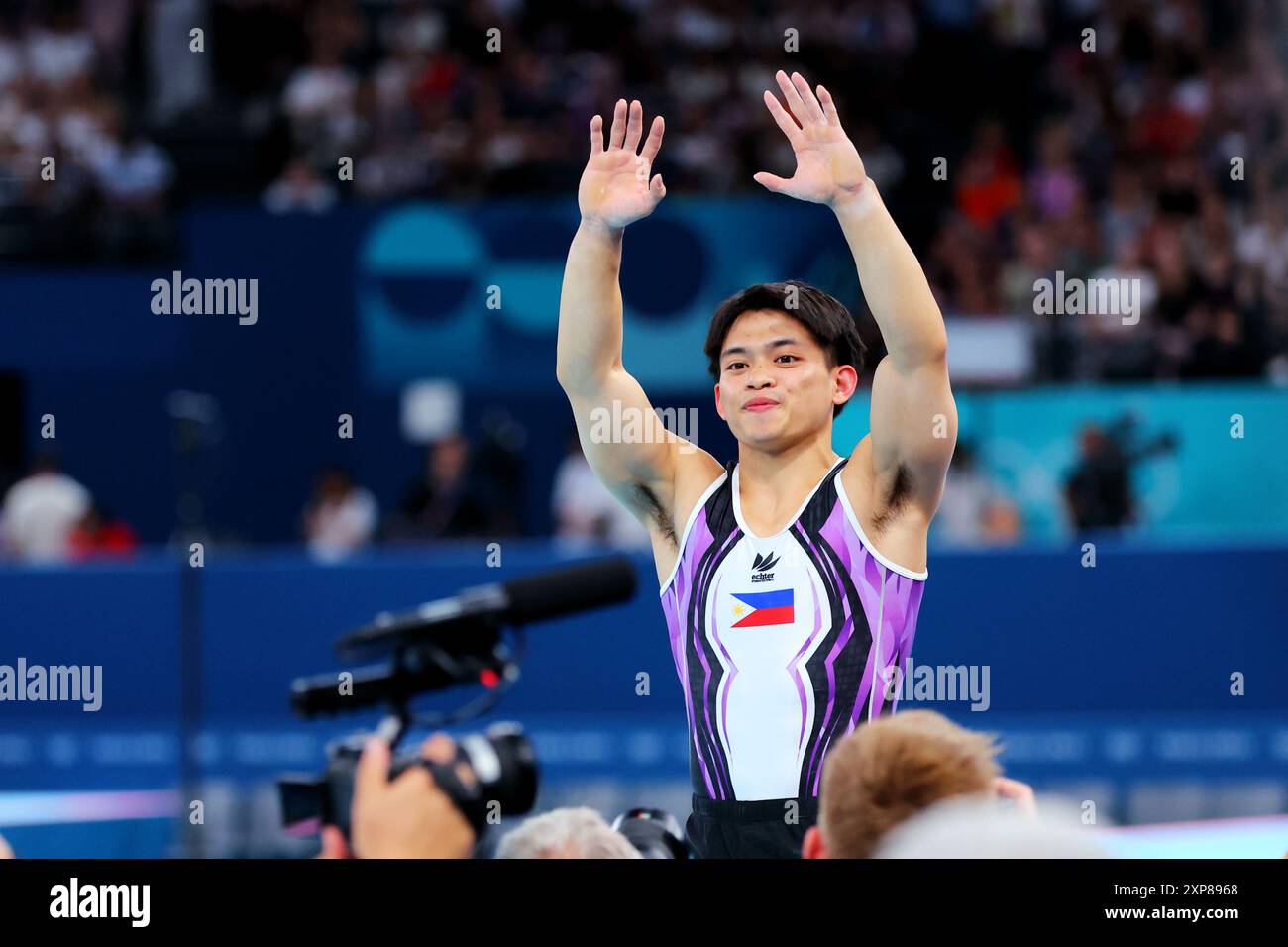 Paris, France. 4th Aug, 2024. Carlos Yulo Edriel (PHI) Gymnastics ...