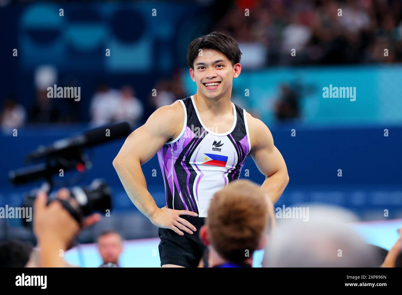 Paris, France. 4th Aug, 2024. Carlos Yulo Edriel (PHI) Gymnastics ...