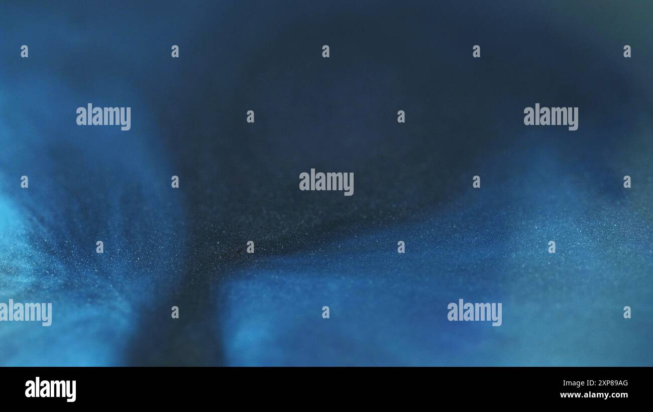 Defocused glitter. Shimmering background. Sparkling blue dark emulsion ...