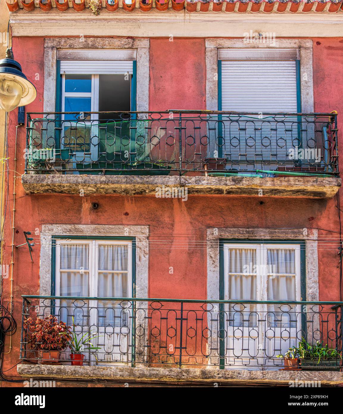 Old windows typical of Portuguese colonial buildings Stock Photo - Alamy