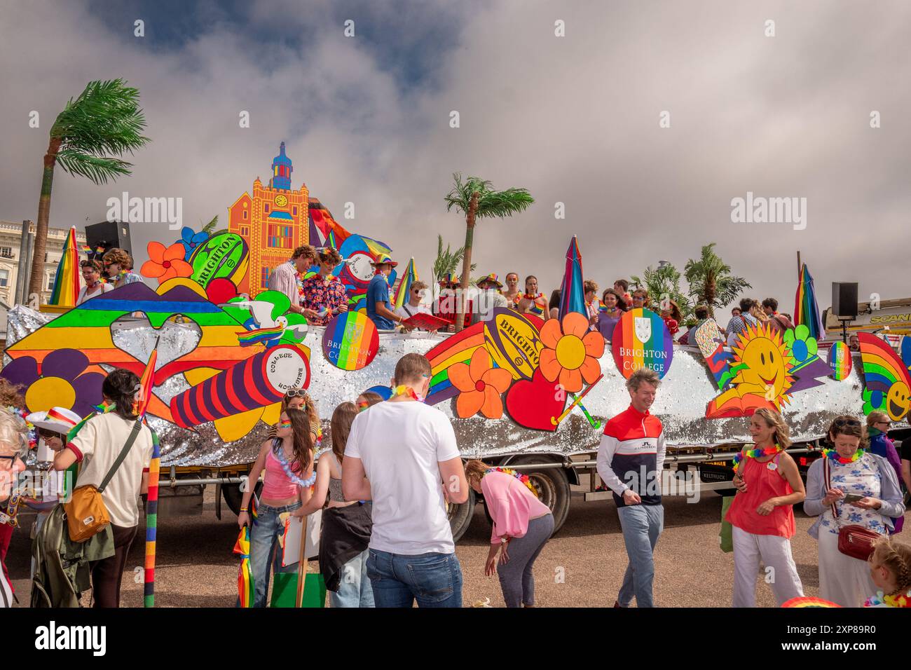 Brighton, August 3rd 2024: The annual Pride march, the UK's most ...