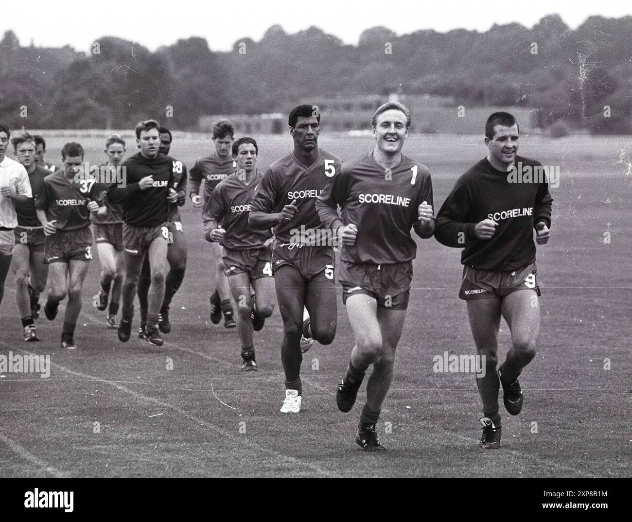 Wolverhampton Wanderers footballers pre-season training at Dunstall ...