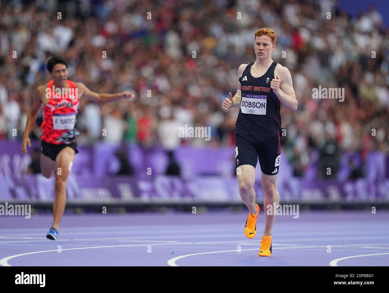 August 04 2024: Charles Dobson (Great Britain) competes during the Men ...