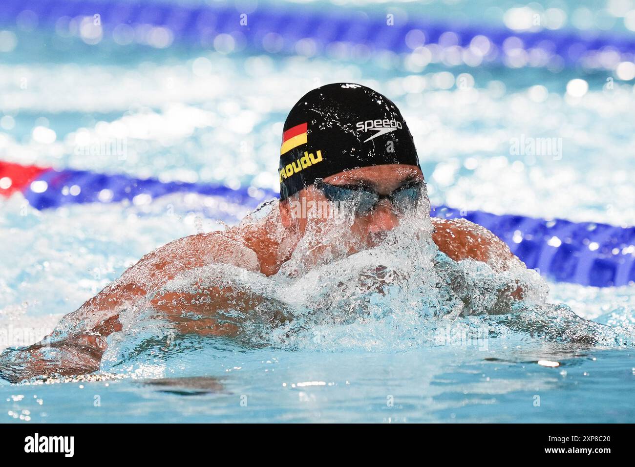 Paris, France. 04th Aug, 2024. Olympics, Paris 2024, swimming, 4 x 100 ...