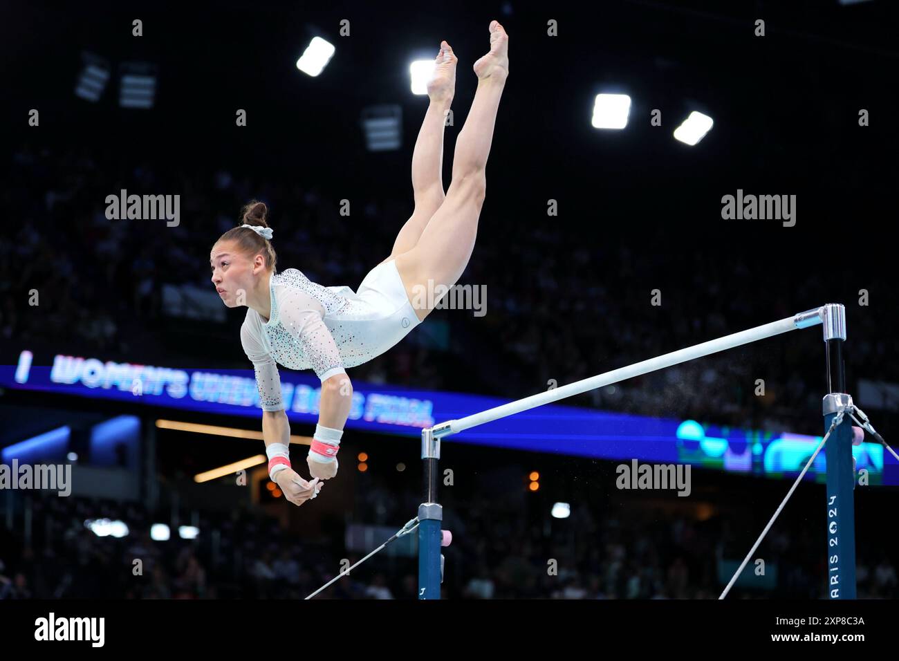 Paris, France. 4th Aug, 2024. Kaylia Nemour (AJG) Gymnastics - Artistic ...