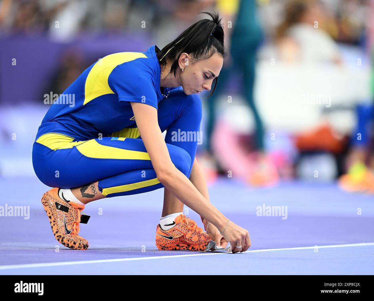 Paris, France. 4th Aug, 2024. Iryna Gerashchenko of Ukraine is seen ...