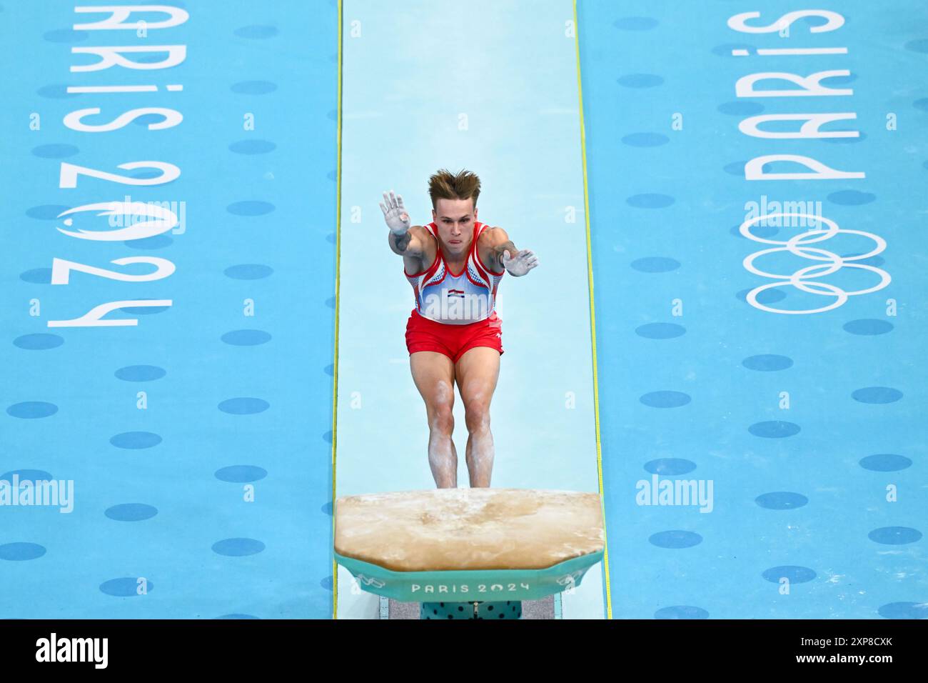 Paris, France. 04th Aug, 2024. Aurel Benovic ( CRO ), Artistic ...