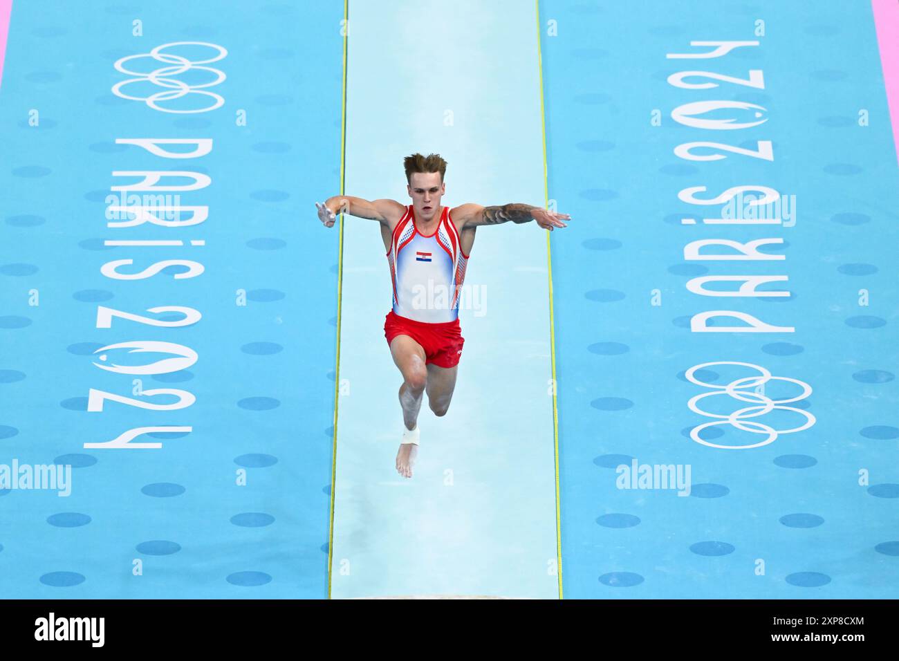 Paris, France. 04th Aug, 2024. Aurel Benovic ( CRO ), Artistic ...