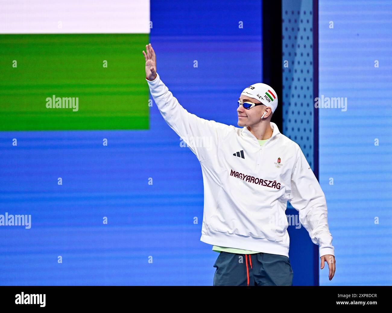 Paris, France. 4th Aug, 2024. David Betlehem of Hungary reacts before ...