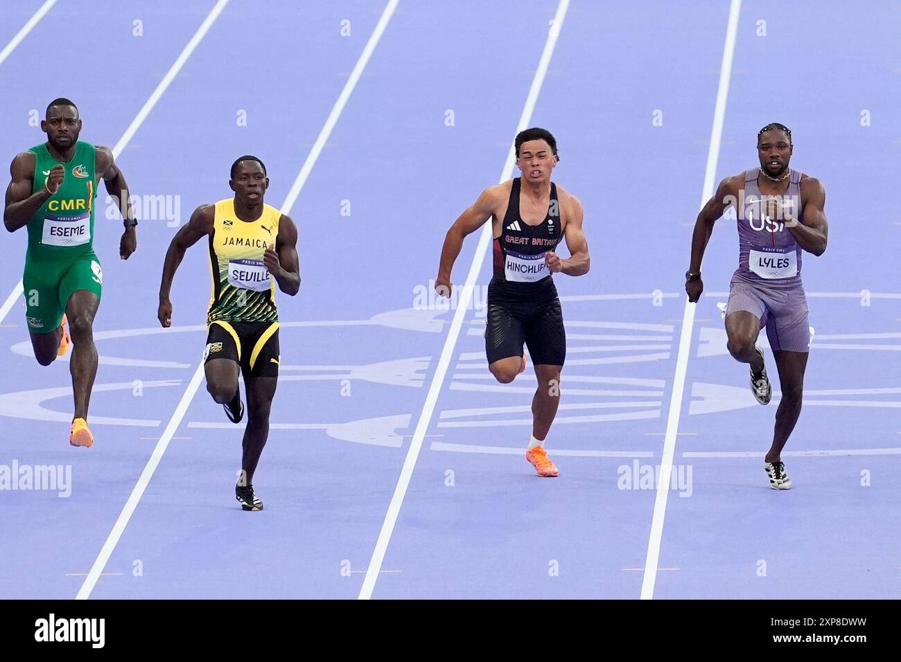 Emmanuel Eseme, of Cameroon, Oblique Seville, of Jamaica, Louie ...