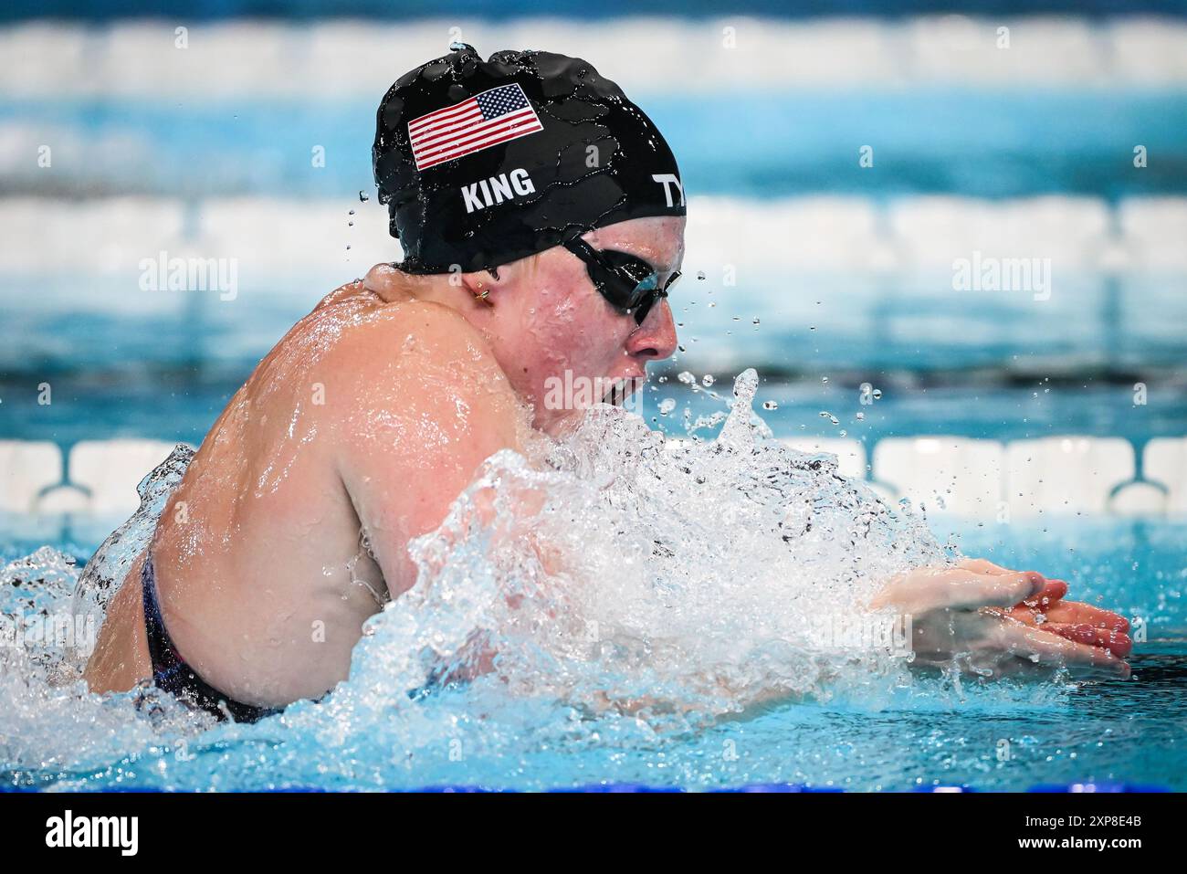 KING Lilly of United States during the Swimming, Women's 4 x 100m ...