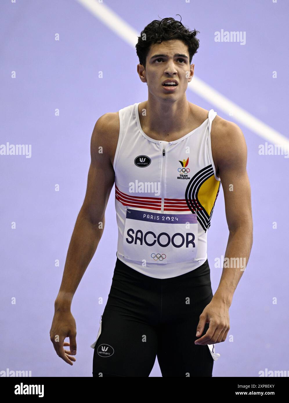 Paris, France. 04th Aug, 2024. Belgian athlete Jonathan Sacoor pictured ...