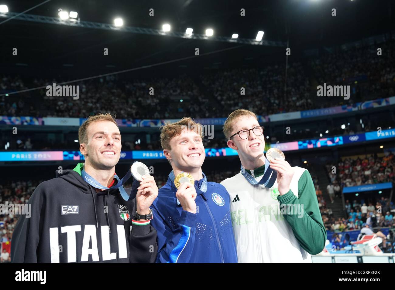 Paris, France. 04th Aug, 2024. Olympics, Paris 2024, Swimming,1500 m ...