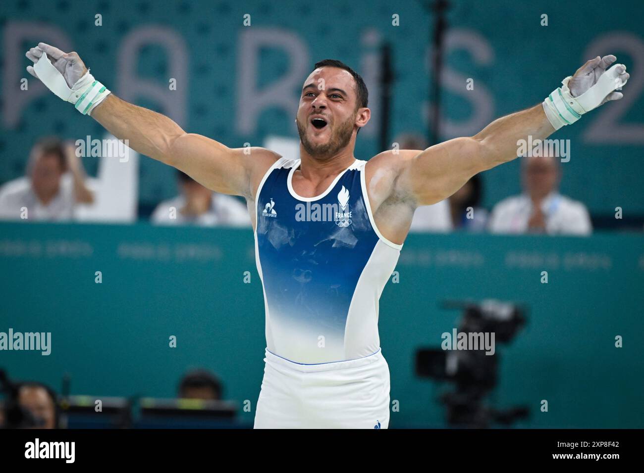 Samir Ait Said ( FRA ), Artistic Gymnastics, Men's Rings Final during ...