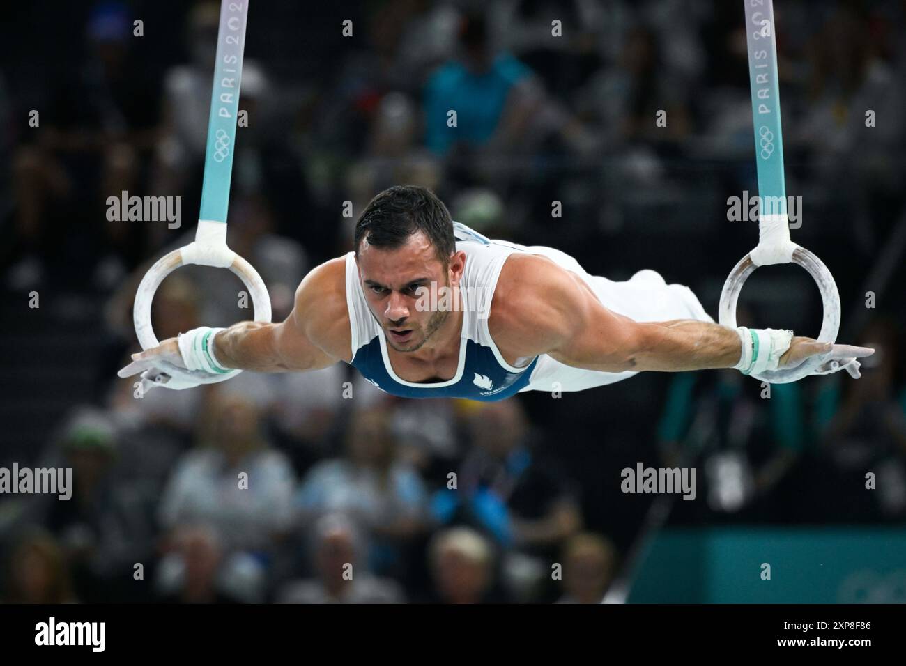 Samir Ait Said ( FRA ), Artistic Gymnastics, Men's Rings Final during ...
