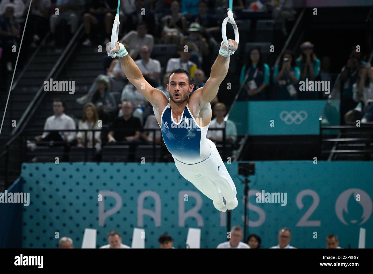 Samir Ait Said ( FRA ), Artistic Gymnastics, Men's Rings Final during ...