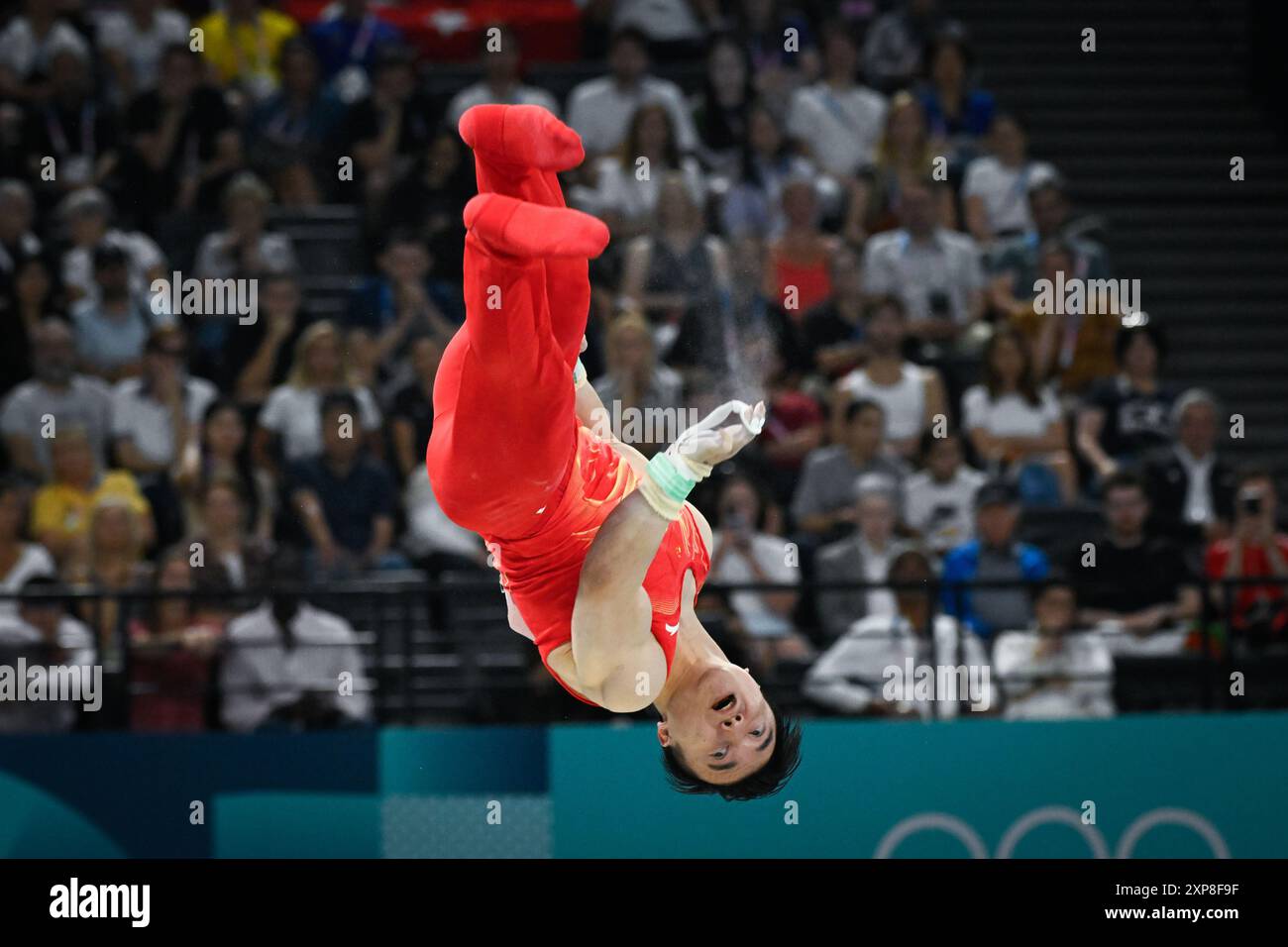 Liu Yang ( CHN ) Gold medal, Artistic Gymnastics, Men's Rings Final ...