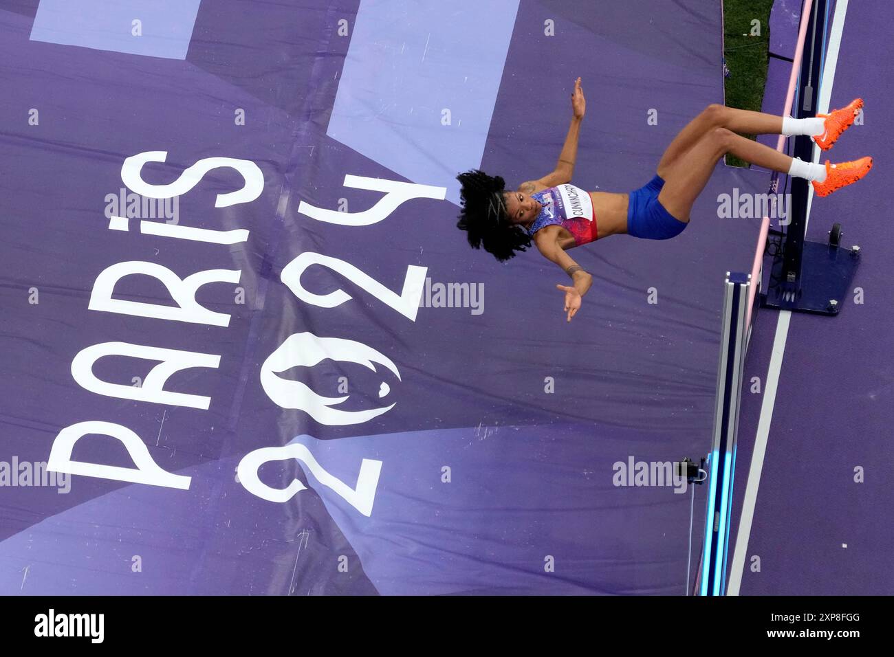 Vashti Cunningham, of the United States, competes in the women's high ...