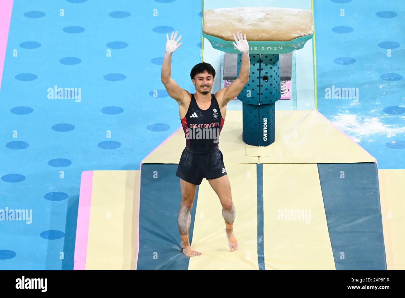 Jake Jarman ( GBR ), Artistic Gymnastics, Men's Vault Final during the ...