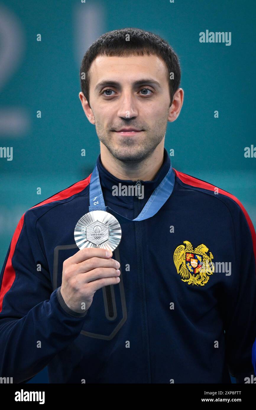 Artur Davtyan ( ARM ) Silver medal, Artistic Gymnastics, Men's Vault ...
