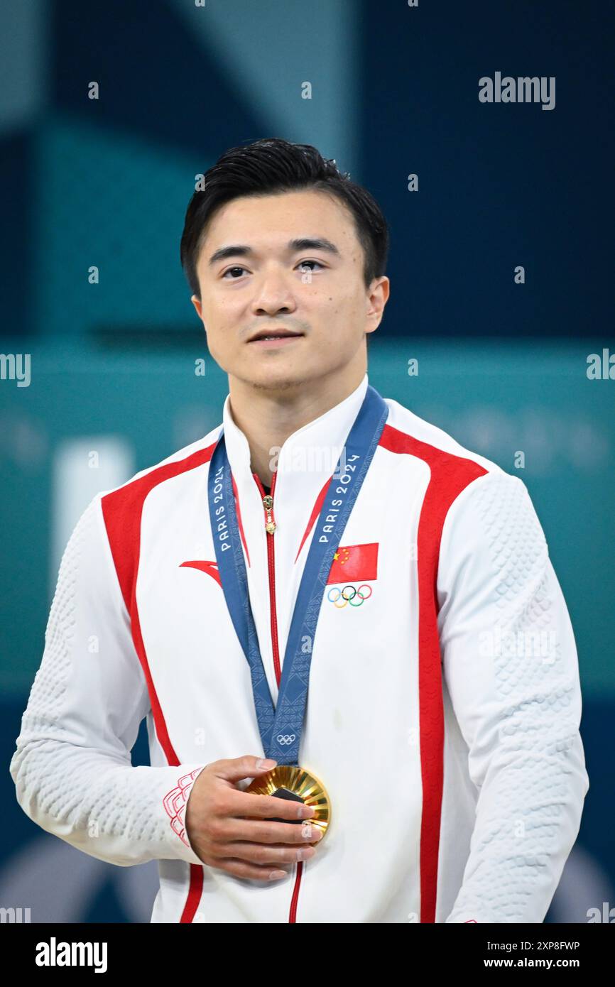 Liu Yang ( CHN ) Gold medal, Artistic Gymnastics, Men's Rings Final ...