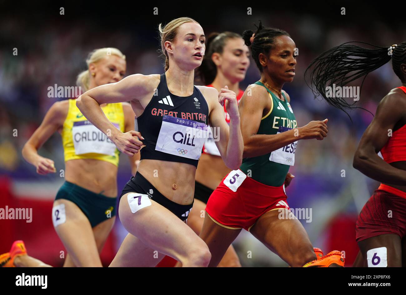 Great Britain's Phoebe Gill during the Women's 800m Semi-Final at the ...