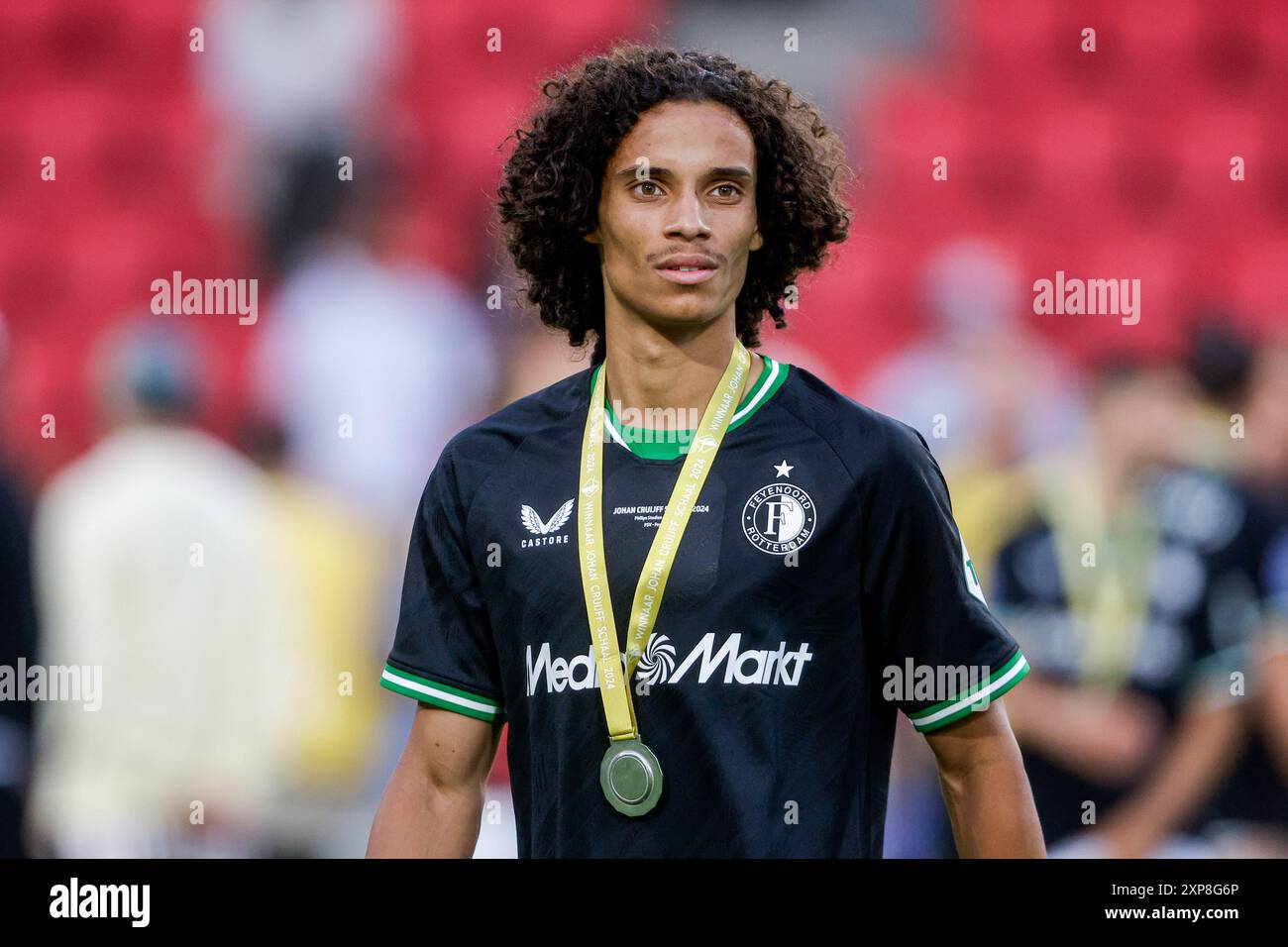 EINDHOVEN, NETHERLANDS - AUGUST 4: Gjivai Zechiel of Feyenoord ...