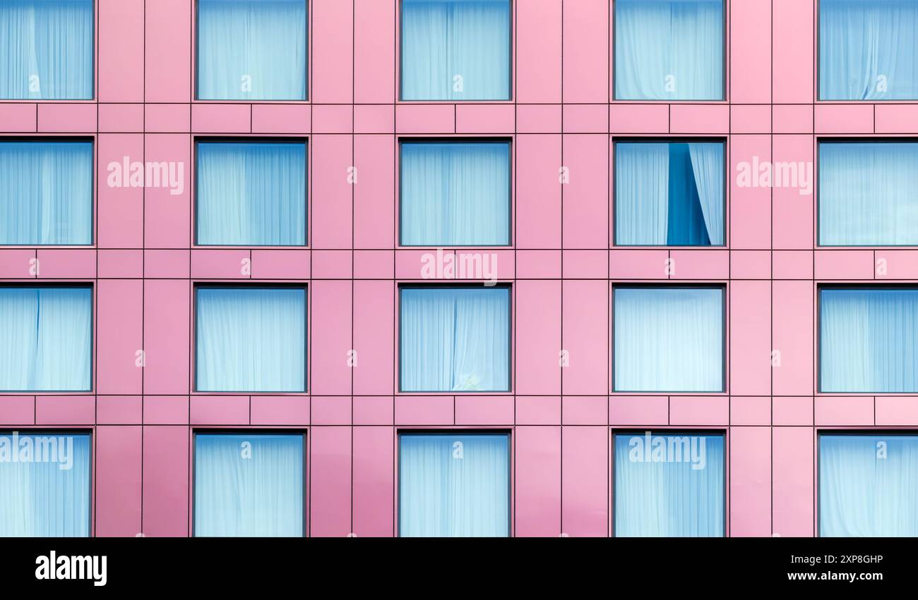 Travel Background Of A Modern Contemporary Hotel Windows With The ...