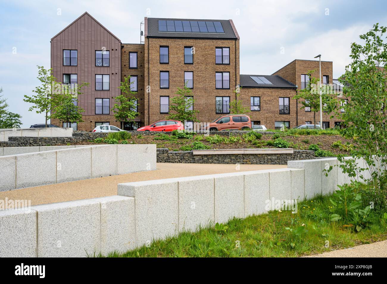 New housing, Sighthill, Glasgow, Scotland, UK, Europe Stock Photo - Alamy